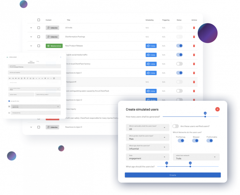 SOCIAL MEDIA SIMULATOR | Training tool for social media simulations